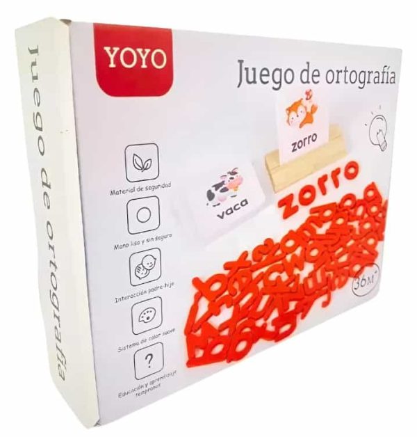 Juego de Ortografía con Láminas y Letras - UniKids