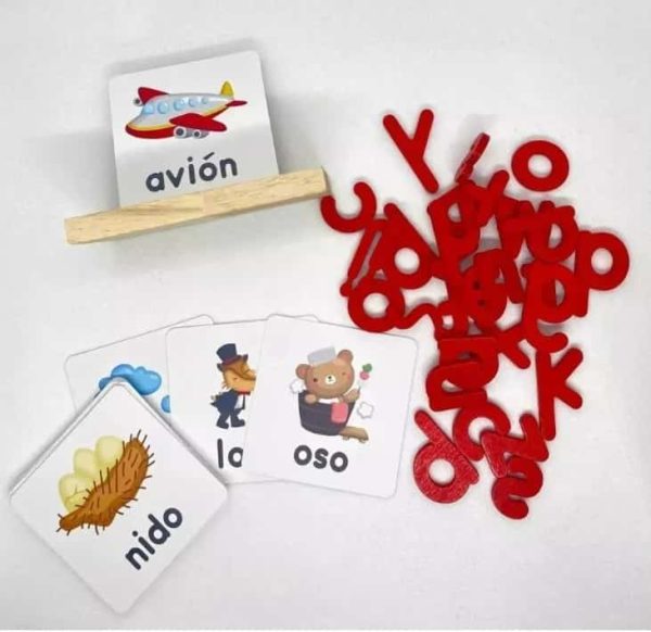 Juego de Ortografía con Láminas y Letras - UniKids