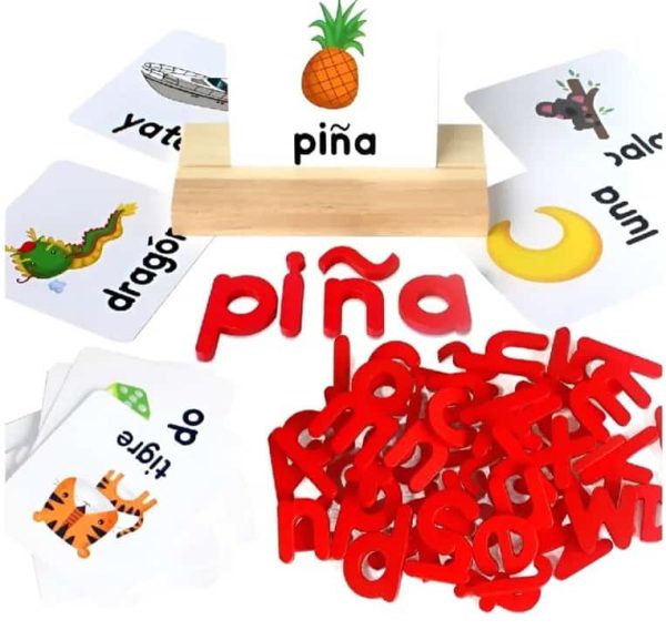 Juego de Ortografía con Láminas y Letras - UniKids